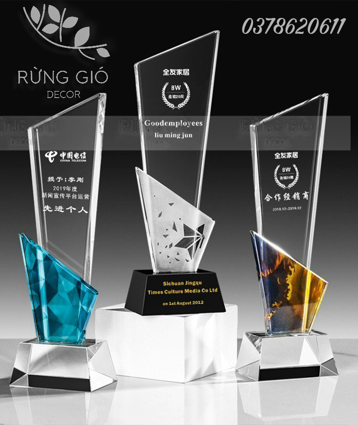 CÚP PHA LÊ IN MÀU ĐA SẮC